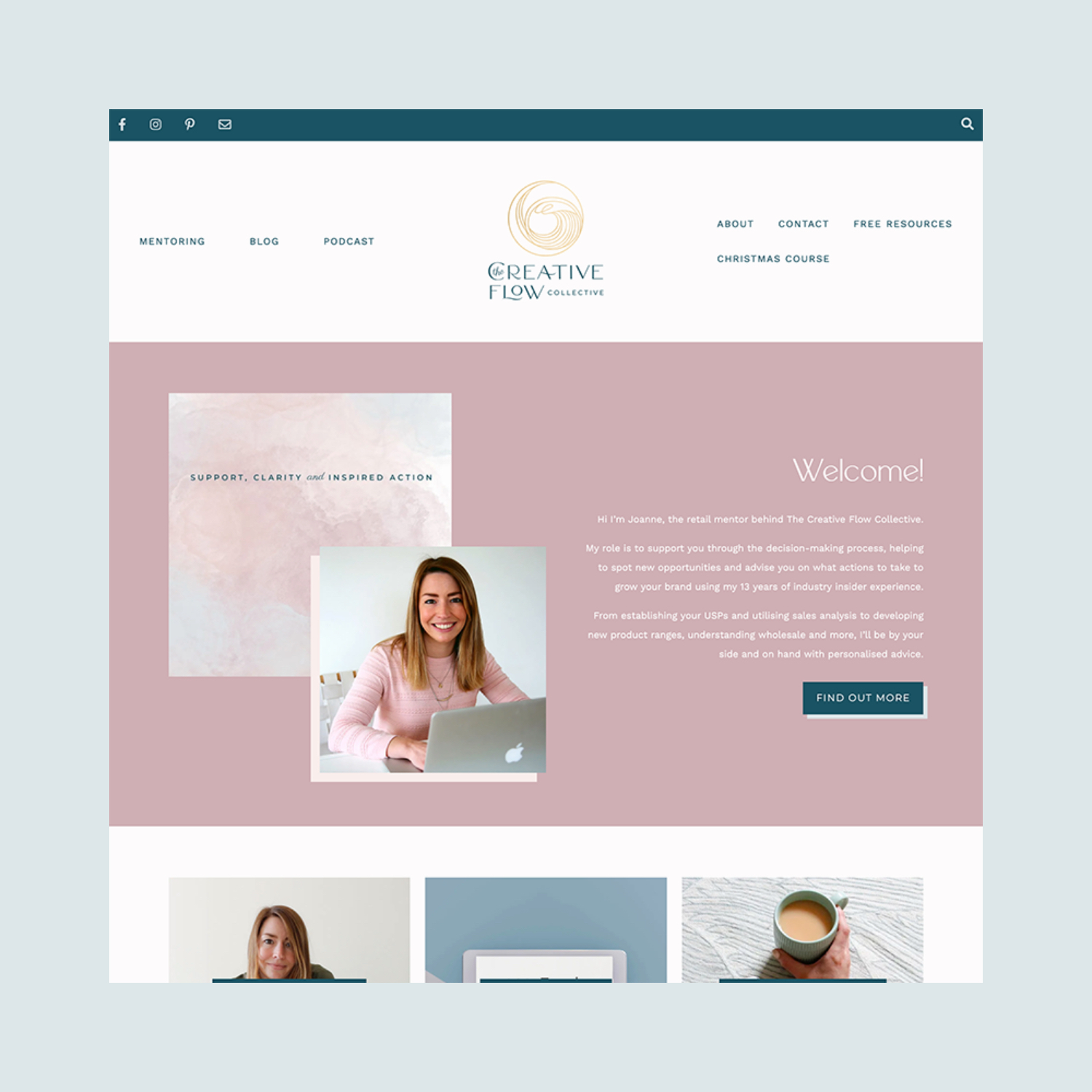 Aspire WordPress Template - Snug Designs